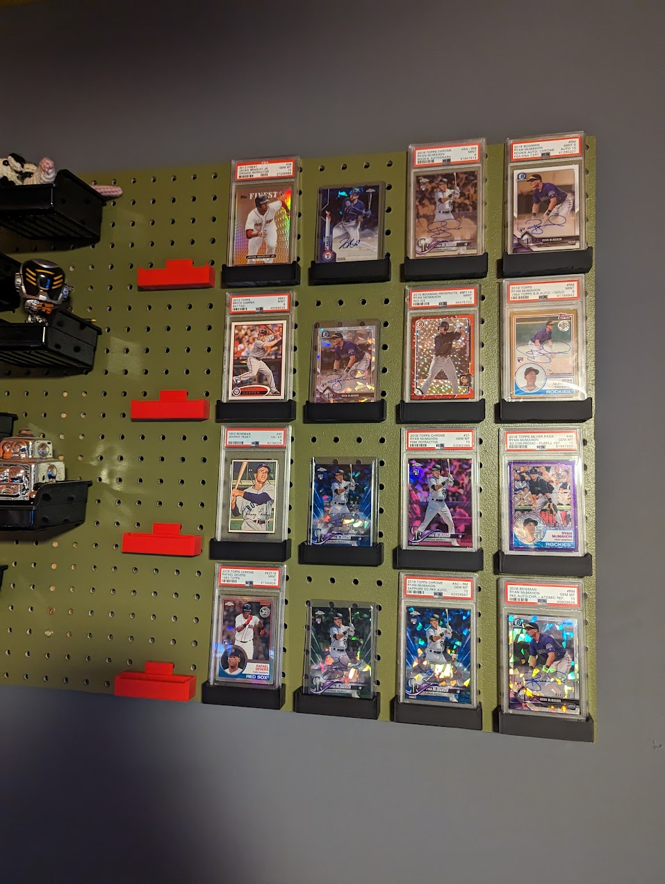 PSA Card Pegboard Holder Shelf by FORTY8pak | Download free STL model ...