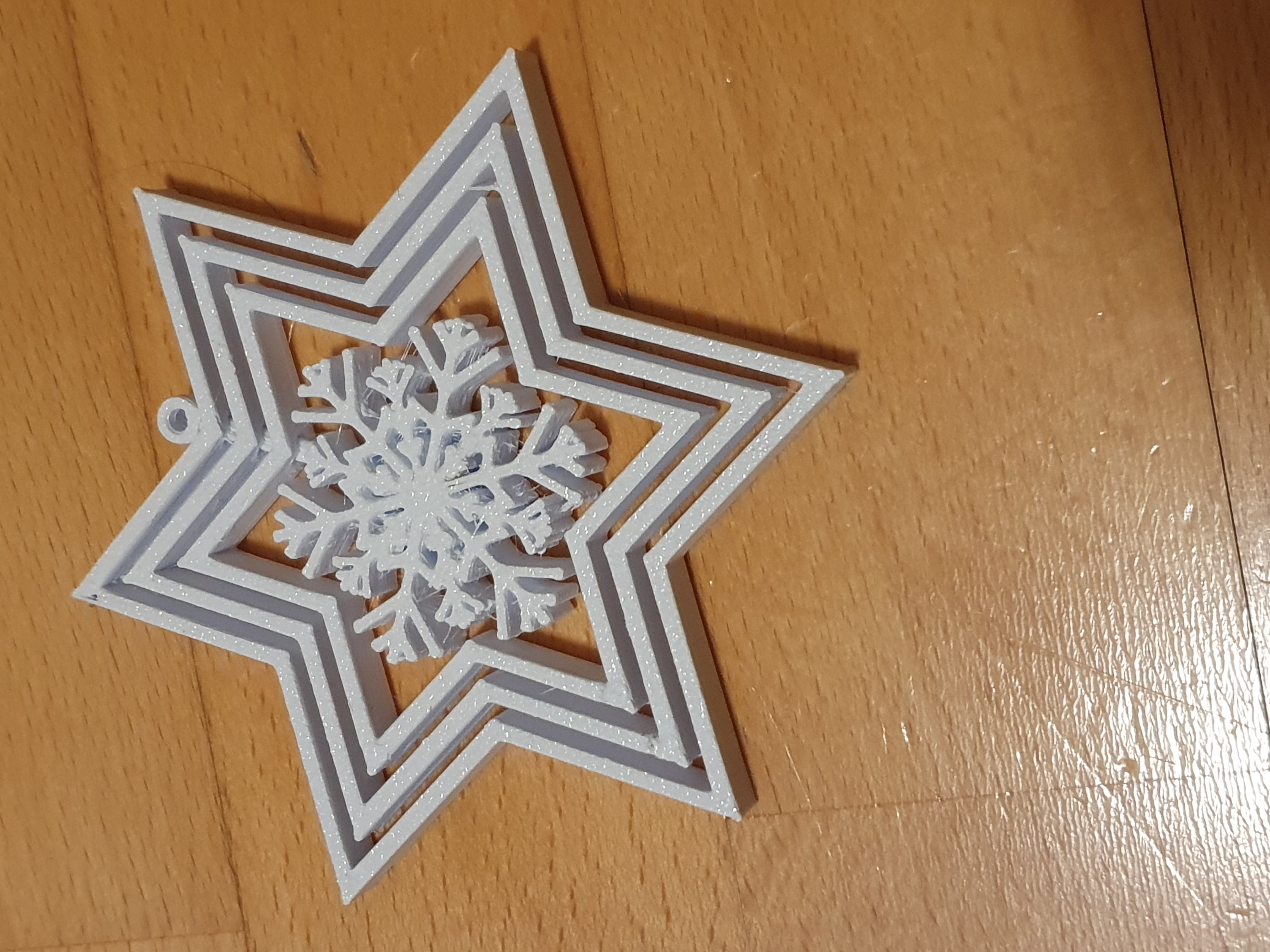 Spinning snowflake star by Andi | Download free STL model | Printables.com