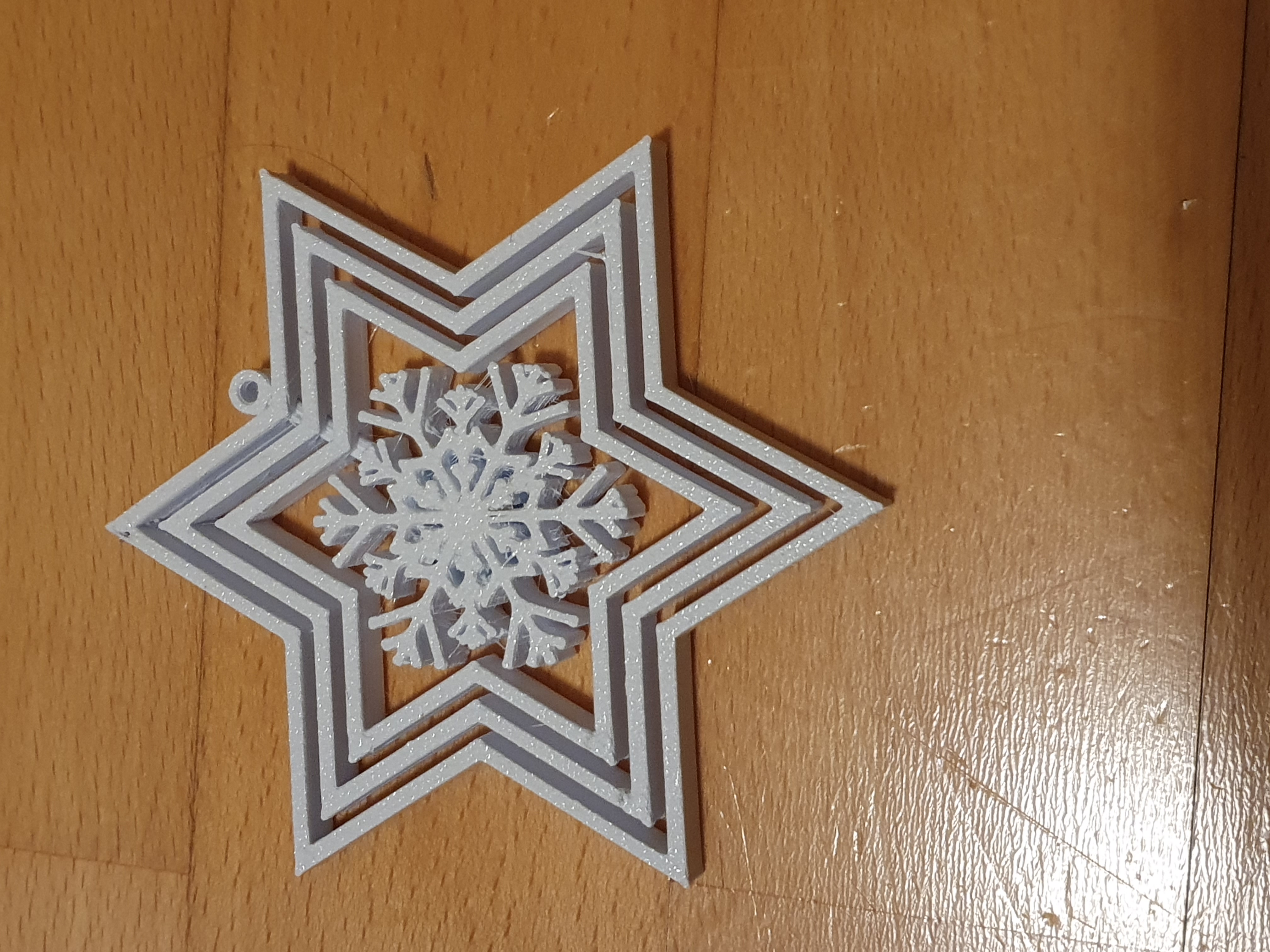 Spinning snowflake star by Andi | Download free STL model | Printables.com