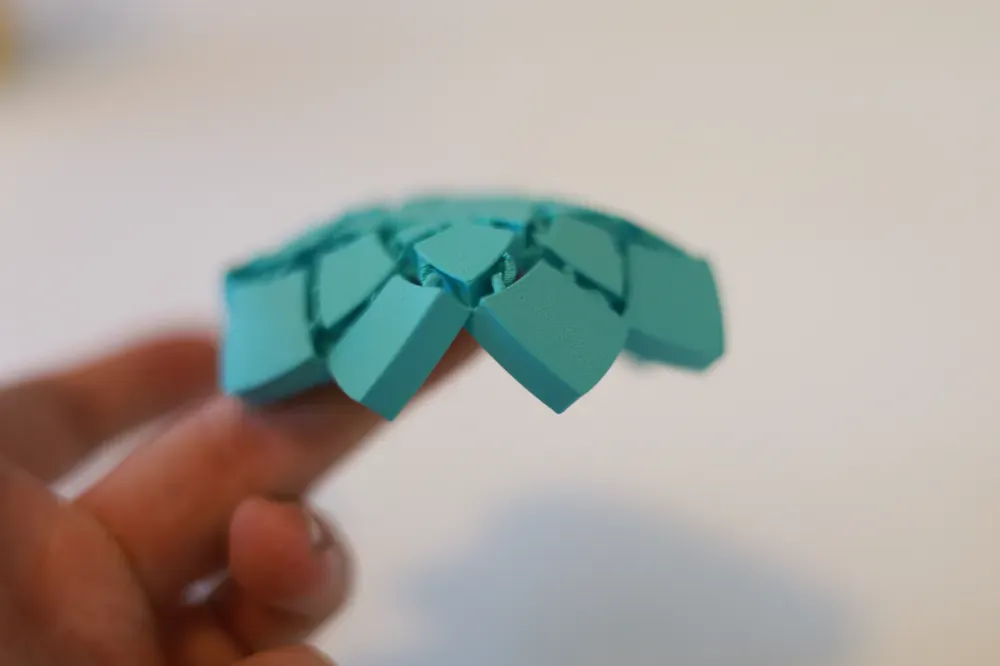 Articulated flower coaster by The3dprinter | Download free STL model ...