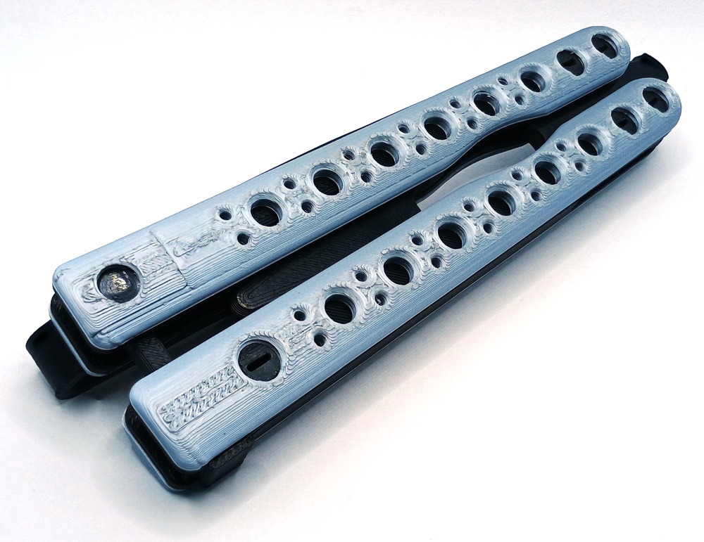 The Boss Scales for Rockhopper M6 Balisong by Dork Design | Download ...