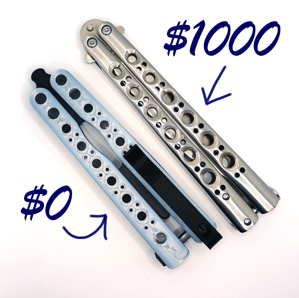 The Boss Scales for Rockhopper Balisong by Dork Design | Download free ...