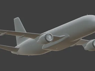 Airbus A320 Plane STL (high quality) by Aussie Aviator | Download free ...