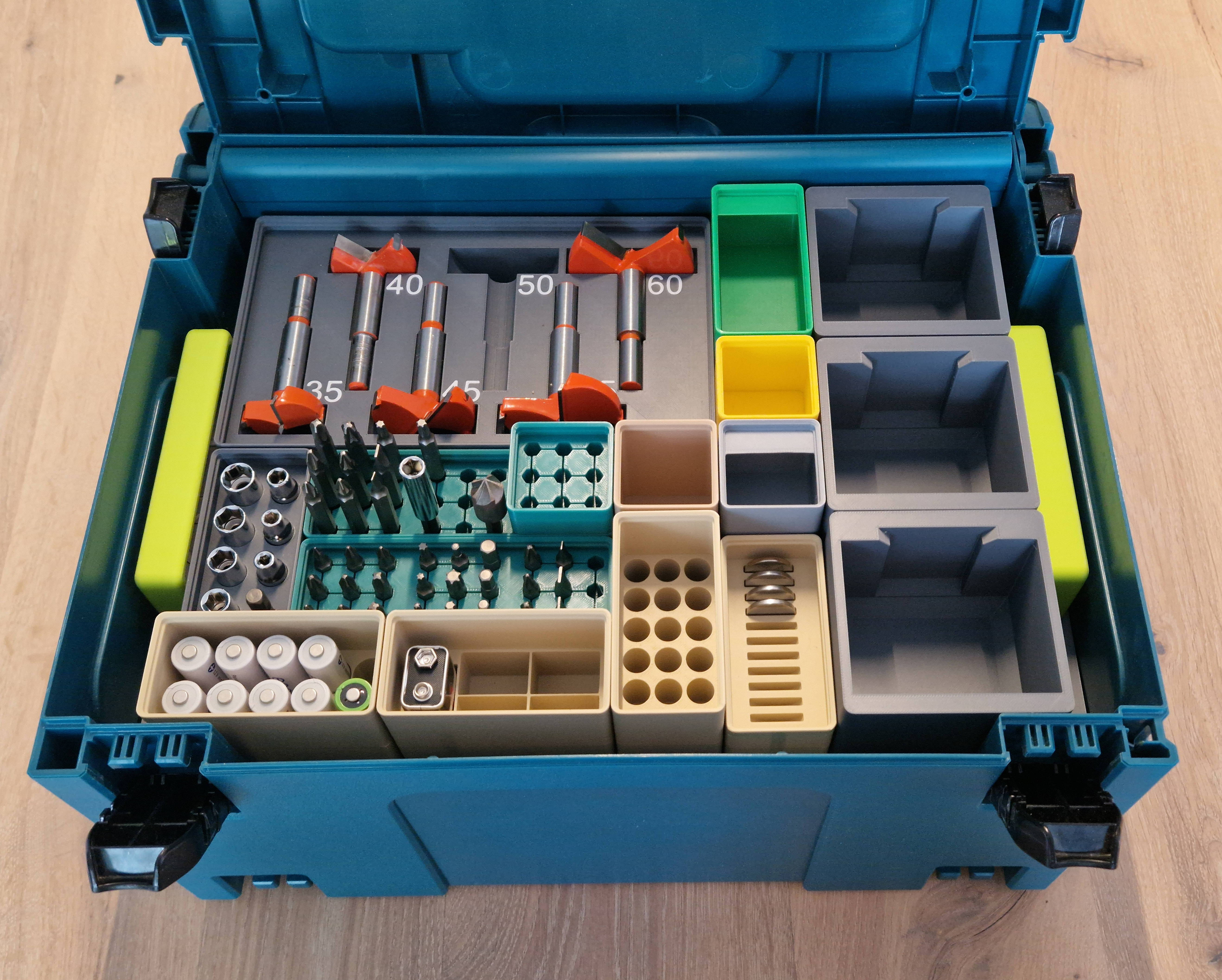 Gridfinity Makpac stackable tray (magnetic) by TmDvd | Download free ...