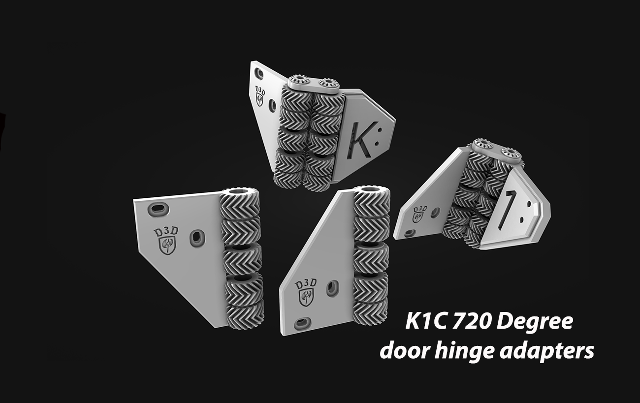 K1C adapters for use with my 720 degree door hinges by Diablo | Download free STL model ...