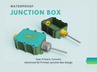 Waterproof Junction Box v2 by 🏆 SnaKKo | Download free STL model | Printables.com