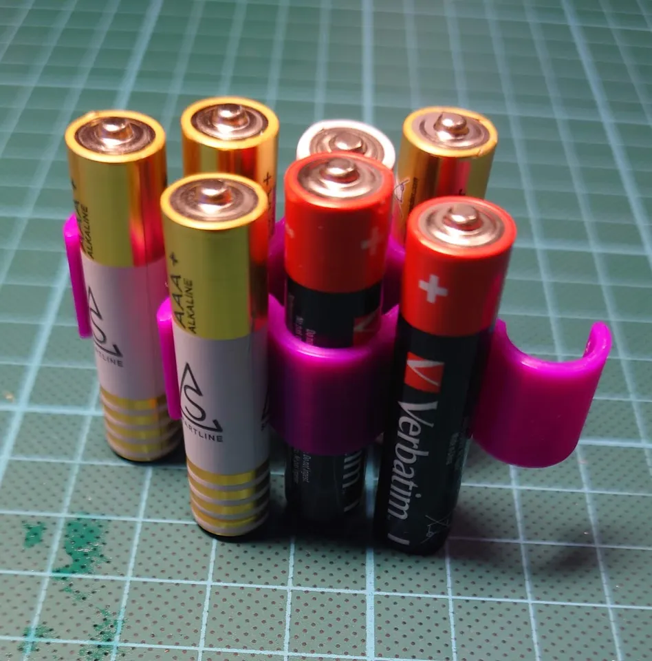 Battery ribbon AAA by Norberg | Download free STL model | Printables.com