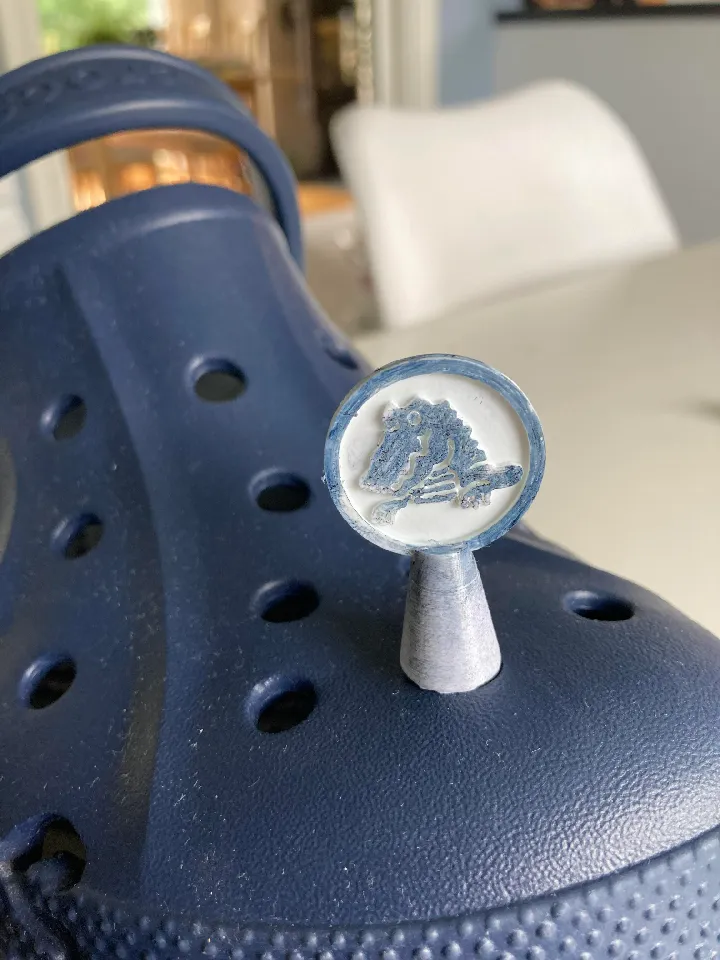 crocs logo on crocs by PlutoPrinter | Download free STL model ...