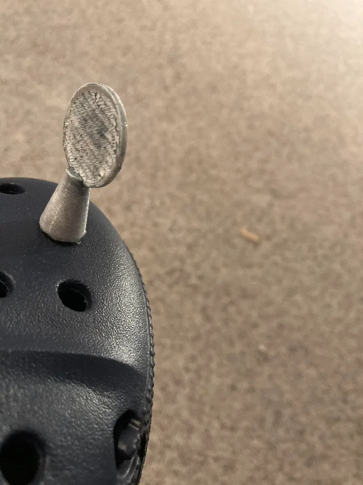 crocs logo on crocs by PlutoPrinter | Download free STL model ...