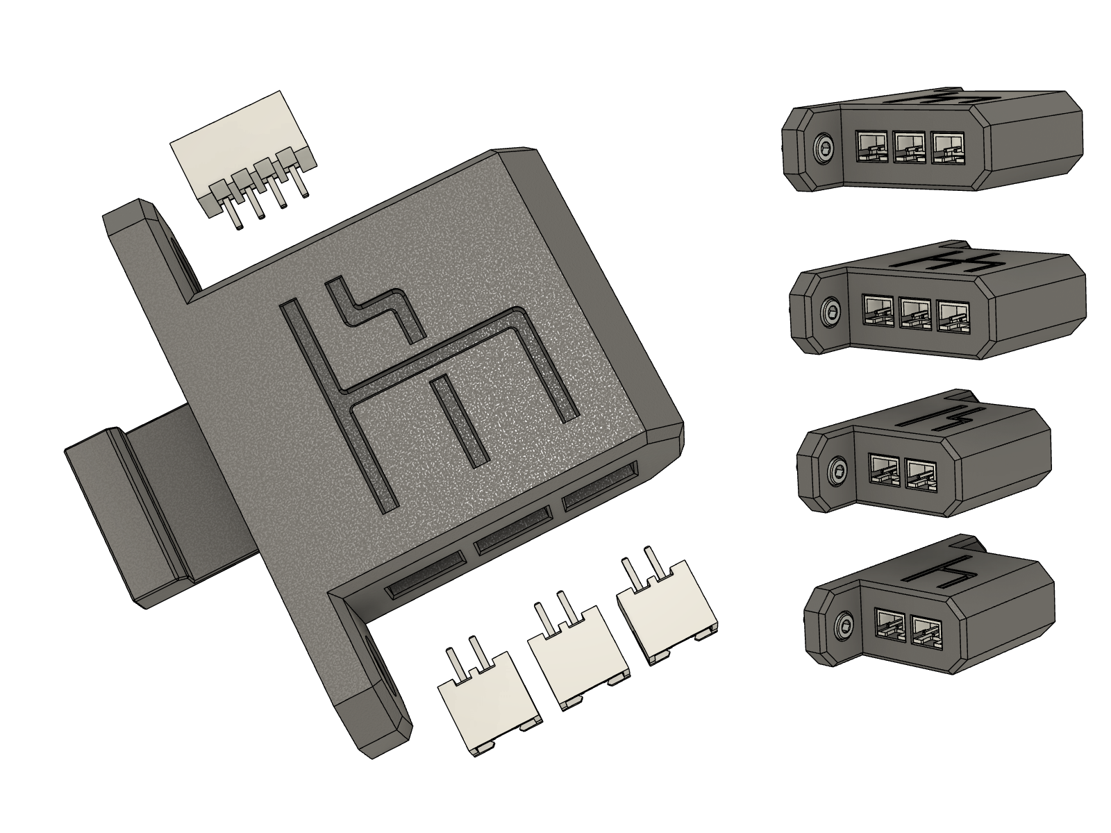 JST Hub for 2020 Extrusions - Wiring Bed Fans, LEDs and more! by DET ...