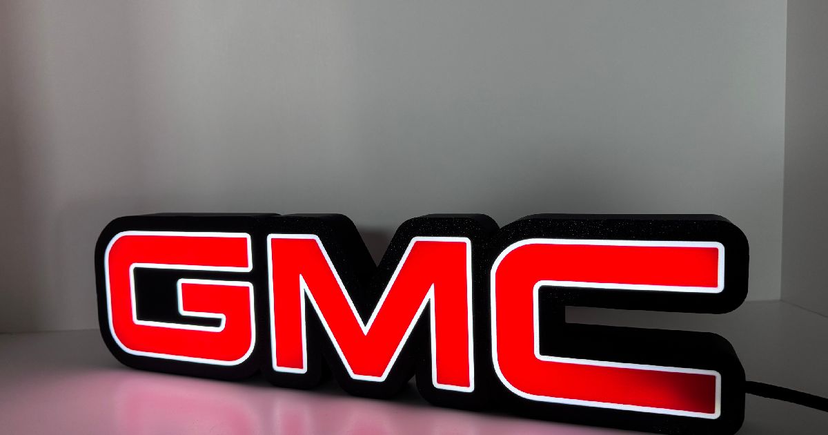 GMC Lightbox by Plazt3k M8kr | Printables Store