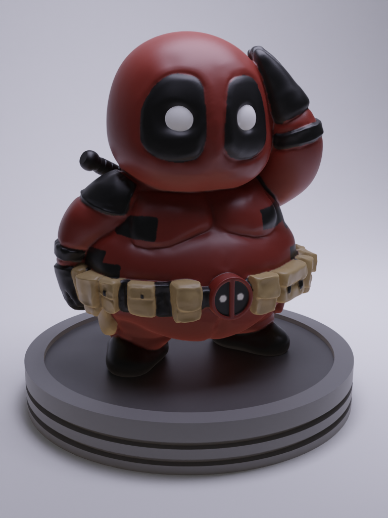 Chubby/Fat Deadpool por sawek | Descargar modelo STL gratuito ...