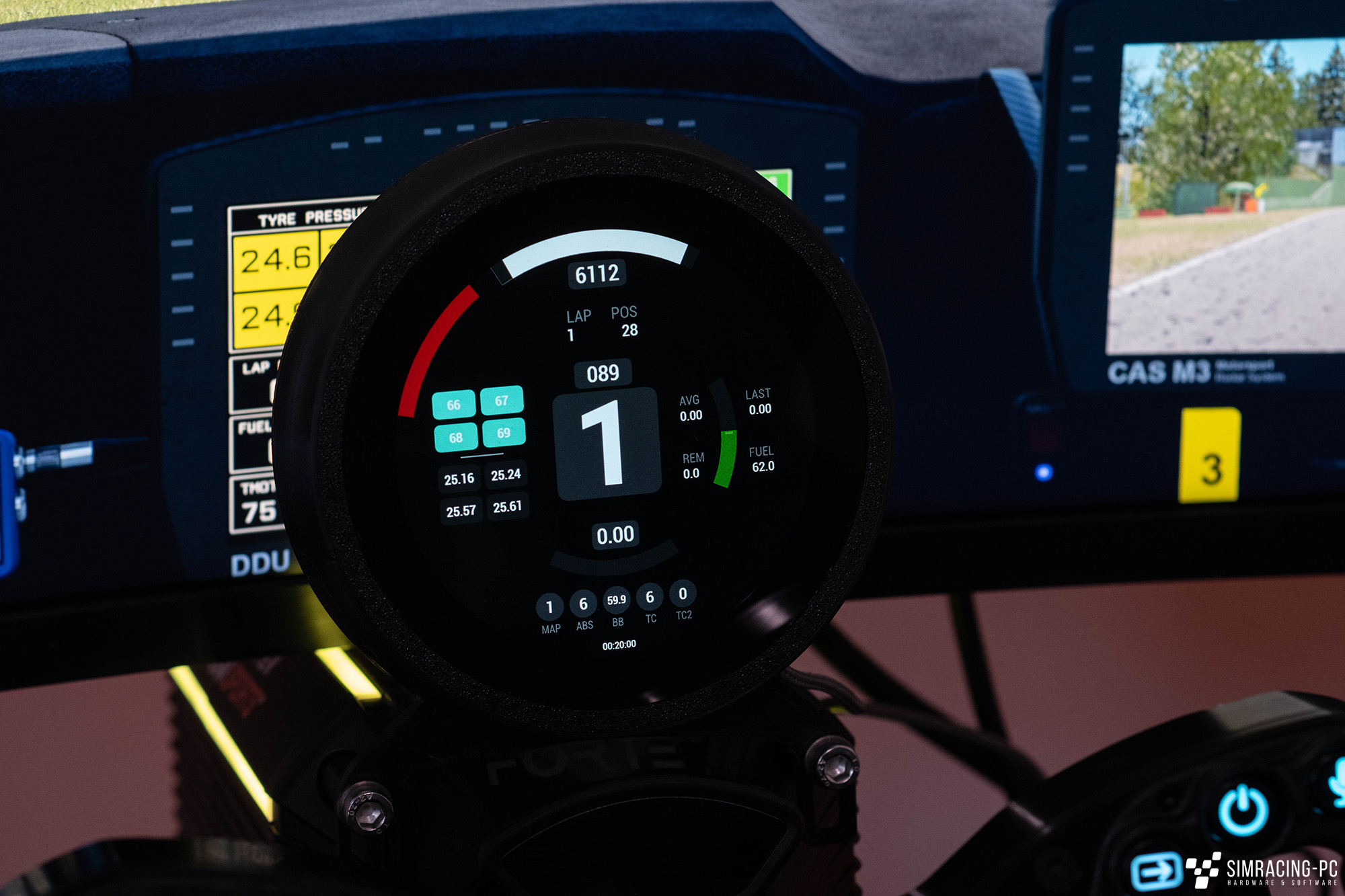 VoCore 3.4 Inch Screen / Dashboard for Simracing (Fanatec / Asetek ...