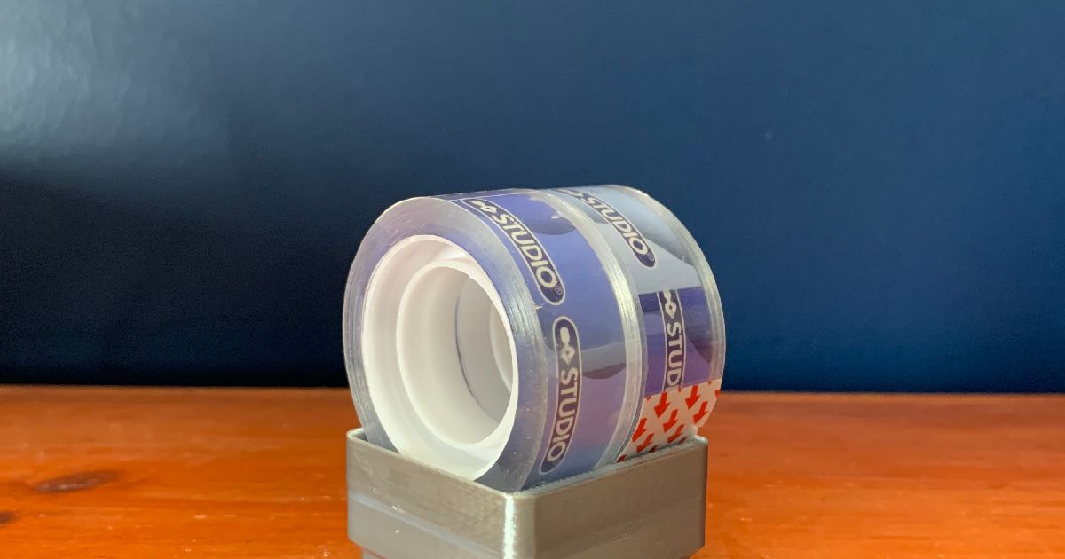 Gridfinity Tape Refill Roll Holder by ModMonster | Download free STL ...