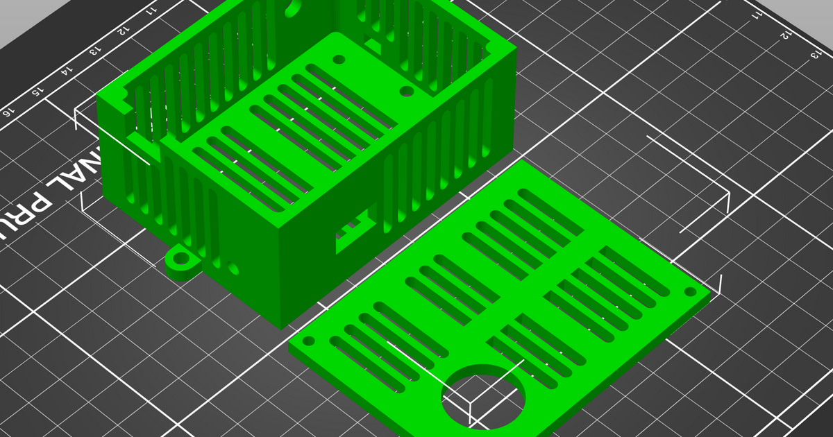 Custom vented box for an arduino project por micahbowerbank | Descargar ...