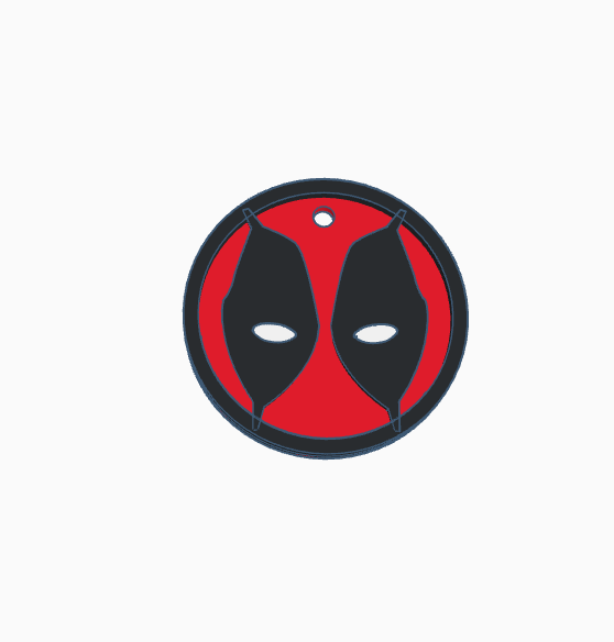 Deadpool Key Chain by BDubil | Download free STL model | Printables.com