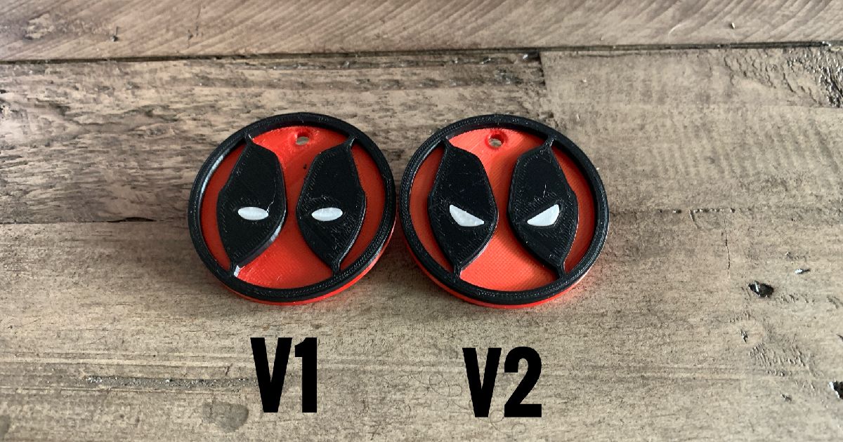 Deadpool Key Chain by BDubil | Download free STL model | Printables.com