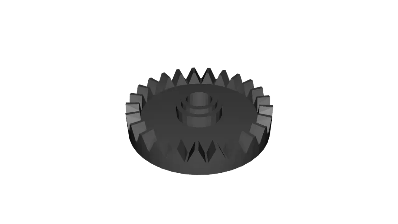 Crown Gear by micahbowerbank | Download free STL model | Printables.com