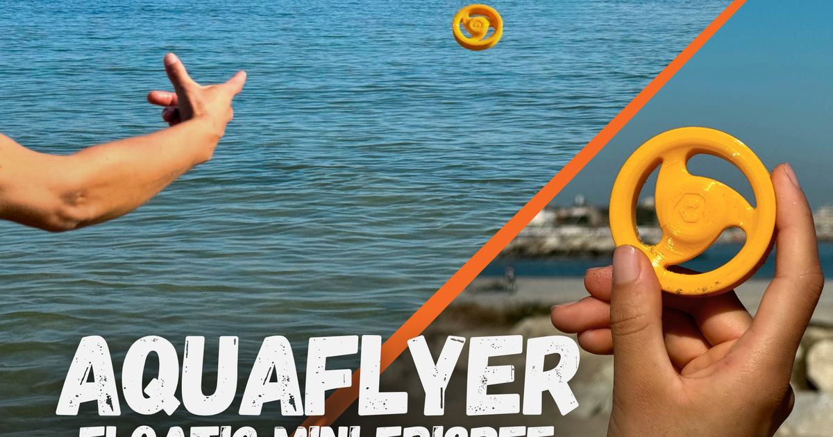 AquaFlyer: The Ultimate Floating Mini Frisbee por 3D KIMBA | Descargar ...