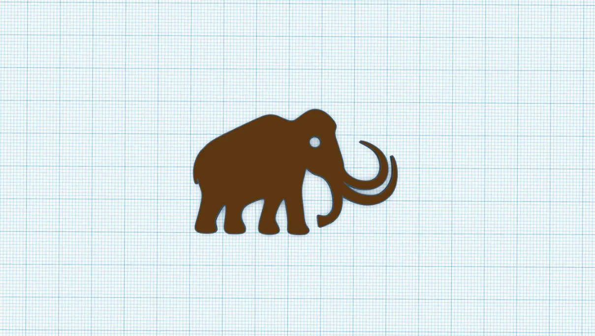 Mammoth 2D by Mostly2D | Download free STL model | Printables.com