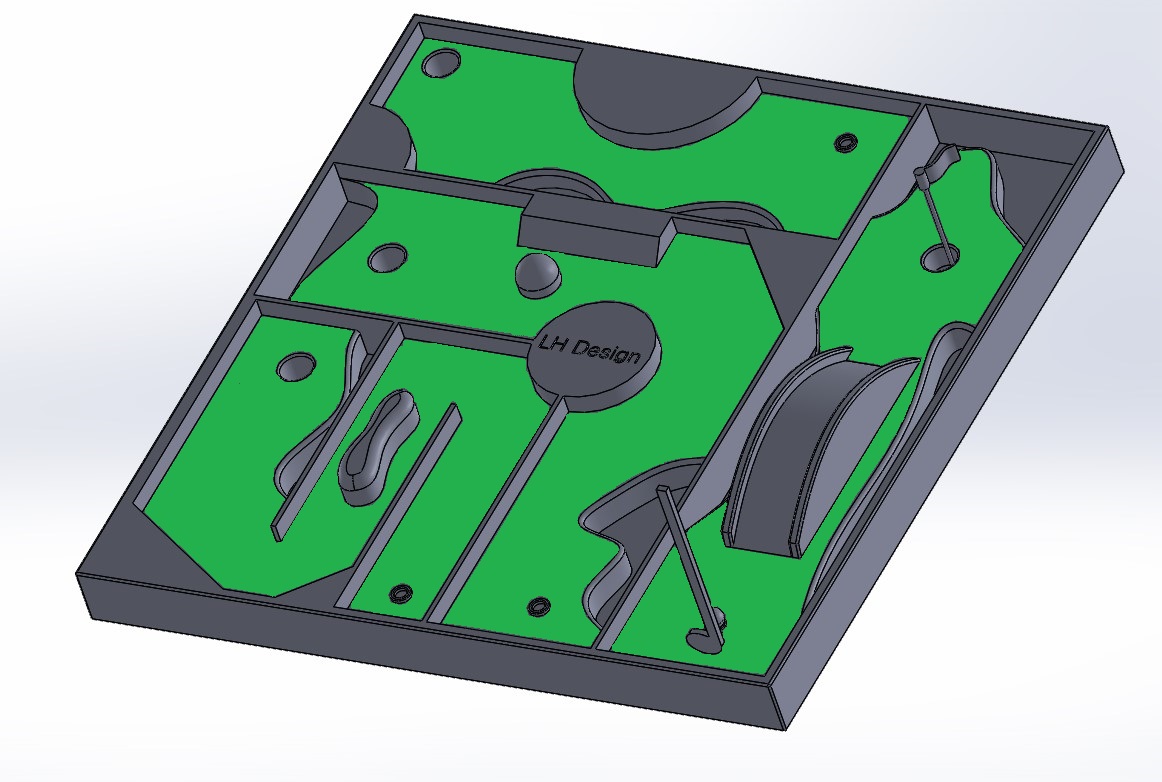 Mini golf game by hanellad | Download free STL model | Printables.com