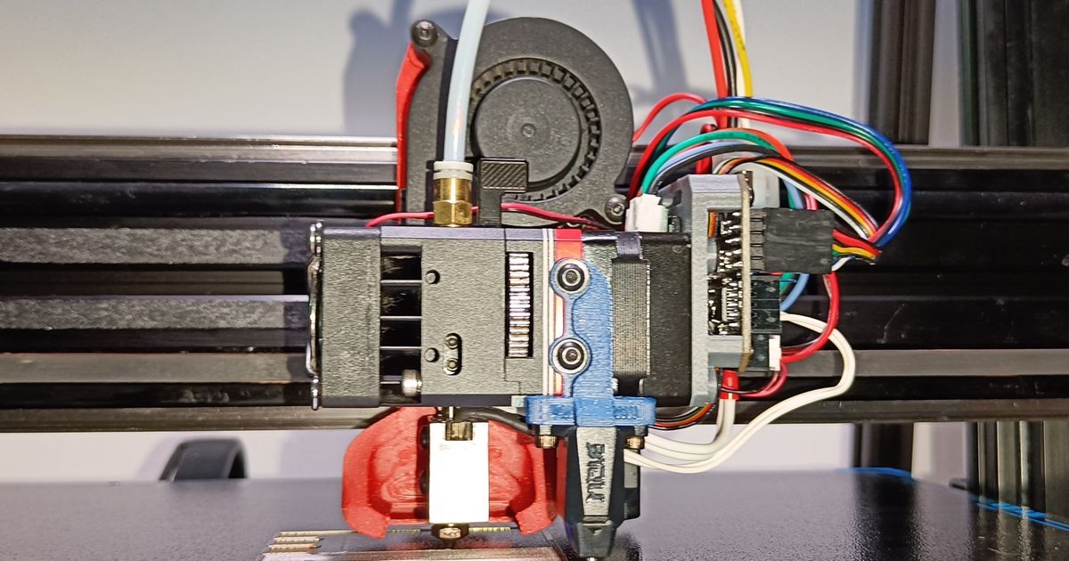 BIQU H2 Extruder Adapter, optional on linear rails, Sidewinder X1/X2 ...