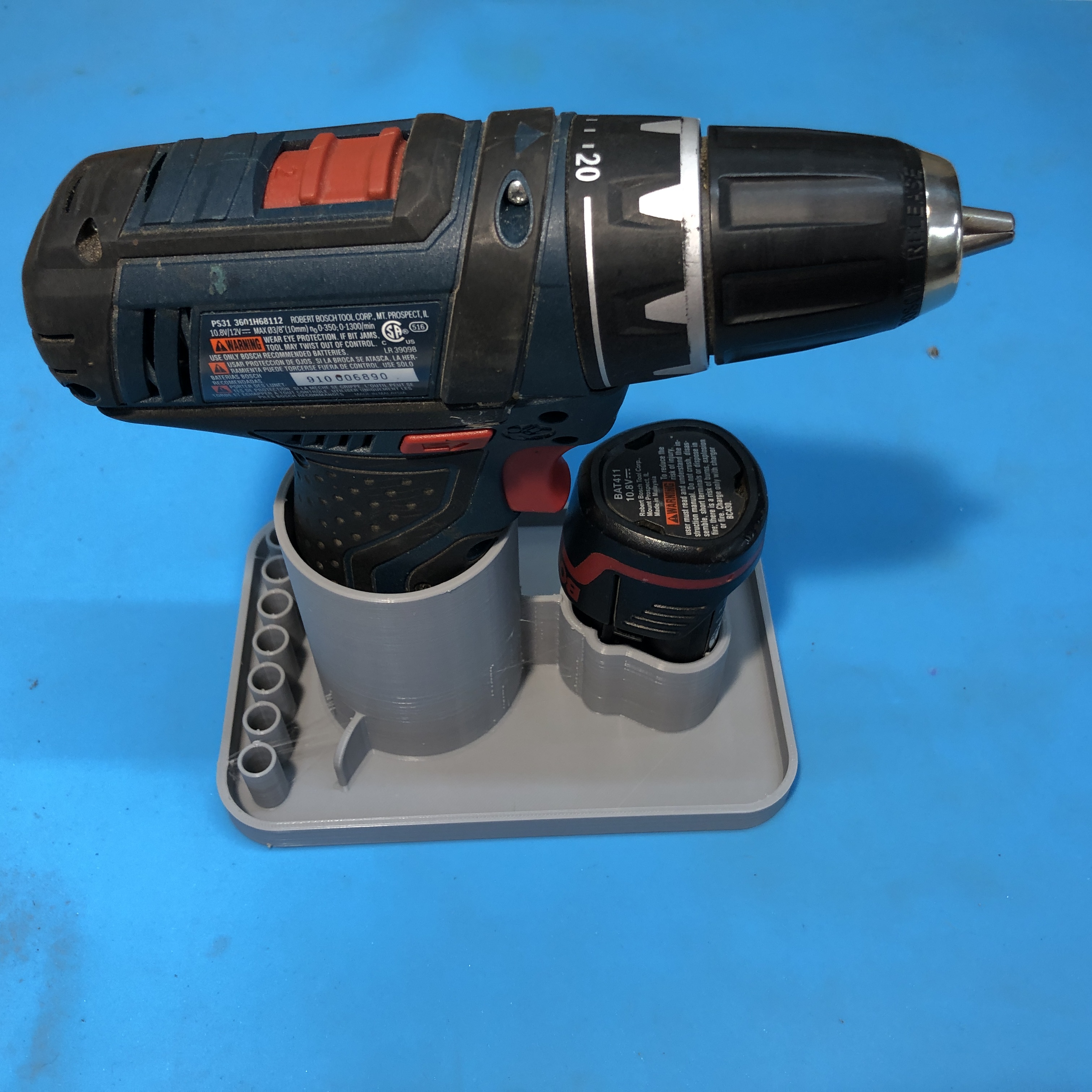 Tool holder for Bosch 12 volt tools 2 versions added 2 versions with ...