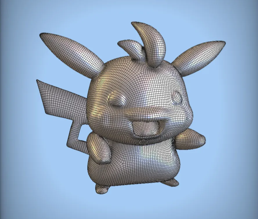 Happy Pikachu Pokemon by Pocahontas | Download free STL model ...