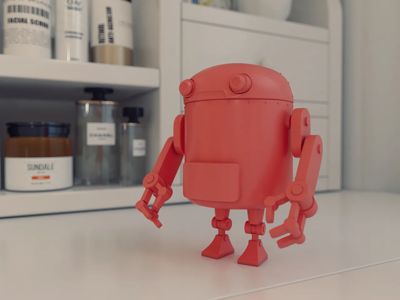 Cute Robot Toy by Studio795 | Download free STL model | Printables.com