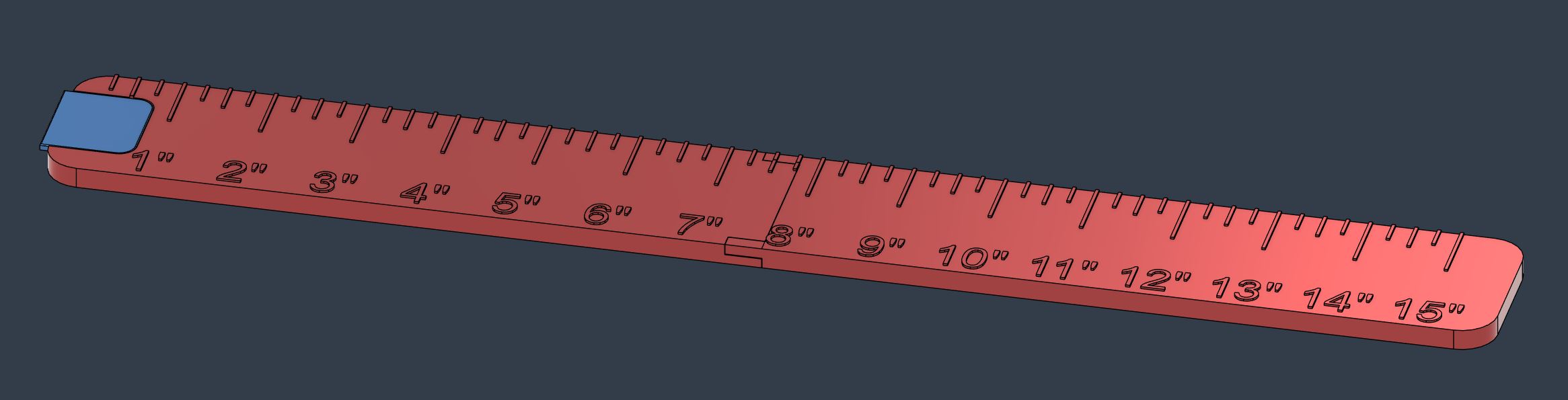15" Fish Ruler by Sherlock_Ohms | Download free STL model | Printables.com