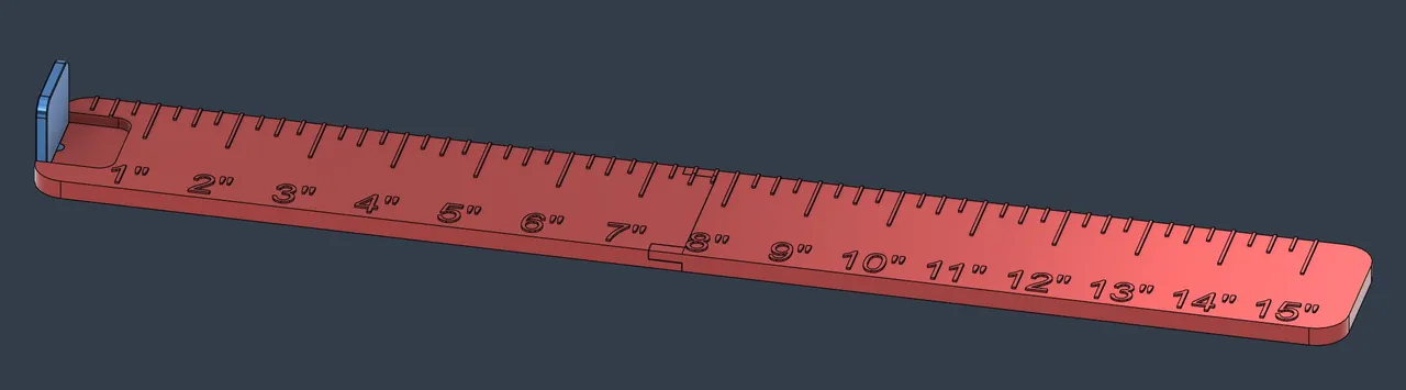 15" Fish Ruler by Sherlock_Ohms | Download free STL model | Printables.com