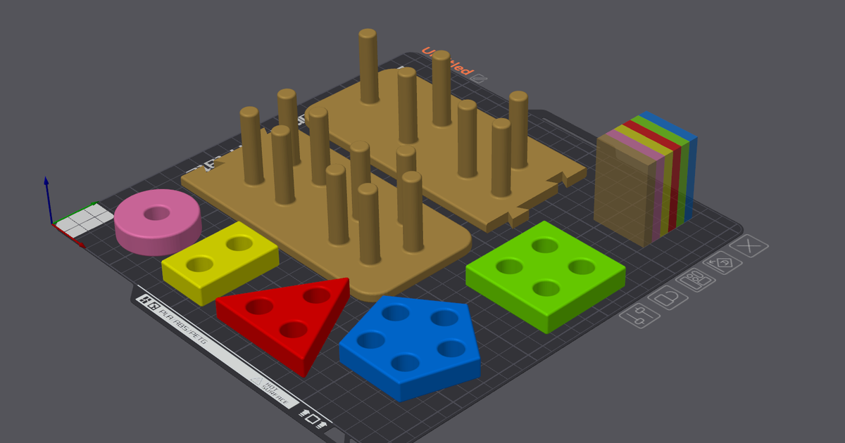 Kids Stacking Blocks by CurlyFry1890 | Download free STL model ...