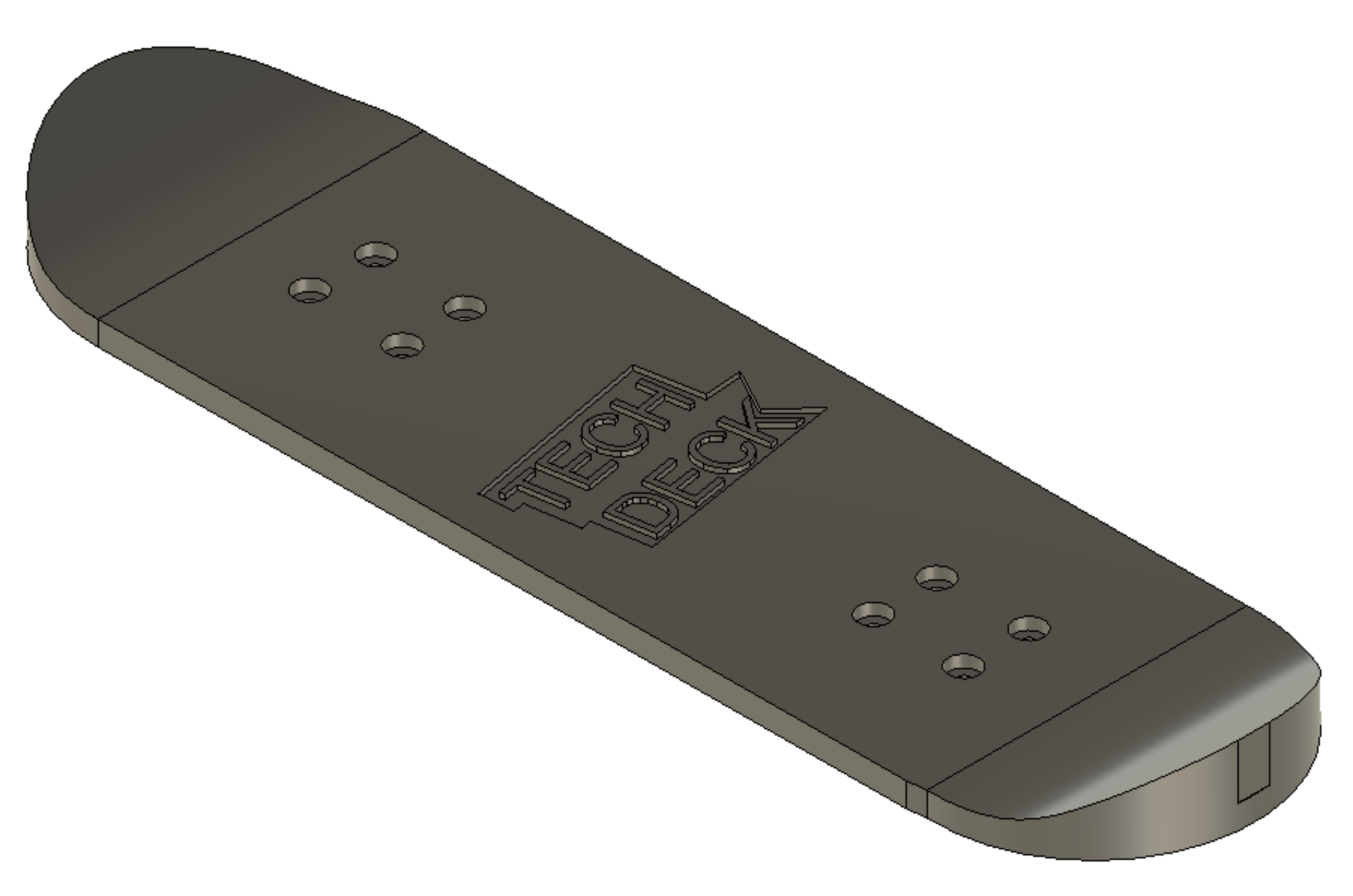 Tech Deck Board by 3DPrinterPro | Download free STL model | Printables.com