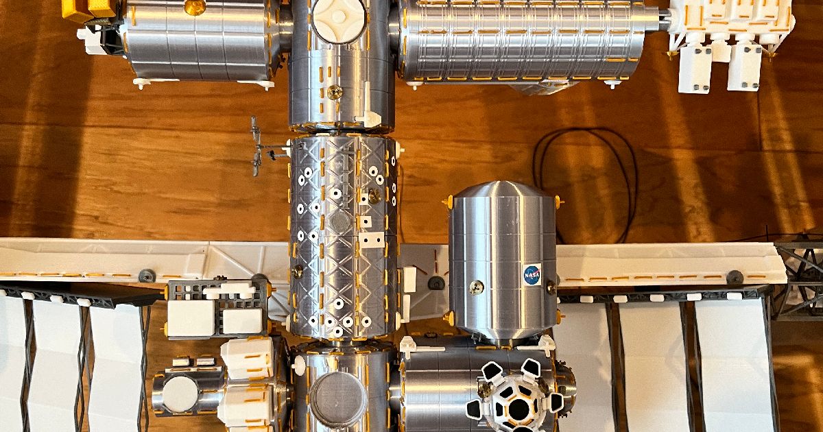 ISS - US Orbital Segment by bglasford1 | Download free STL model ...