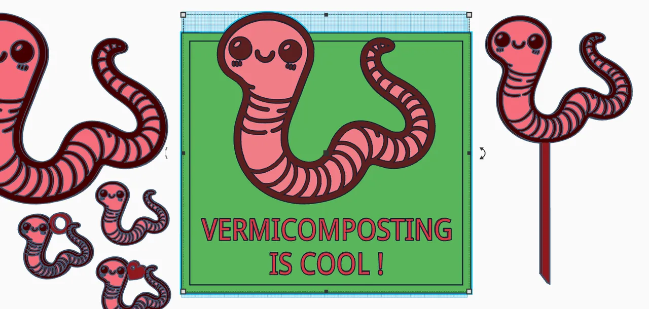 Vermicomposting - Earthworm by Eva Máčová | Download free STL model ...