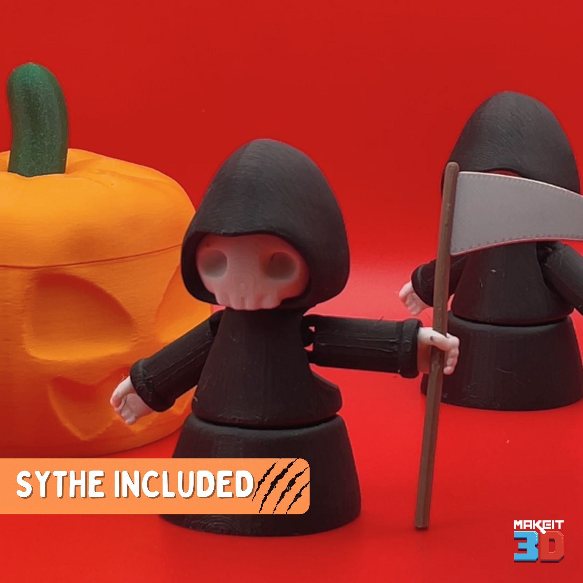 3D Printable Flexi Grim Reaper by Brandon Santana | Printables Store