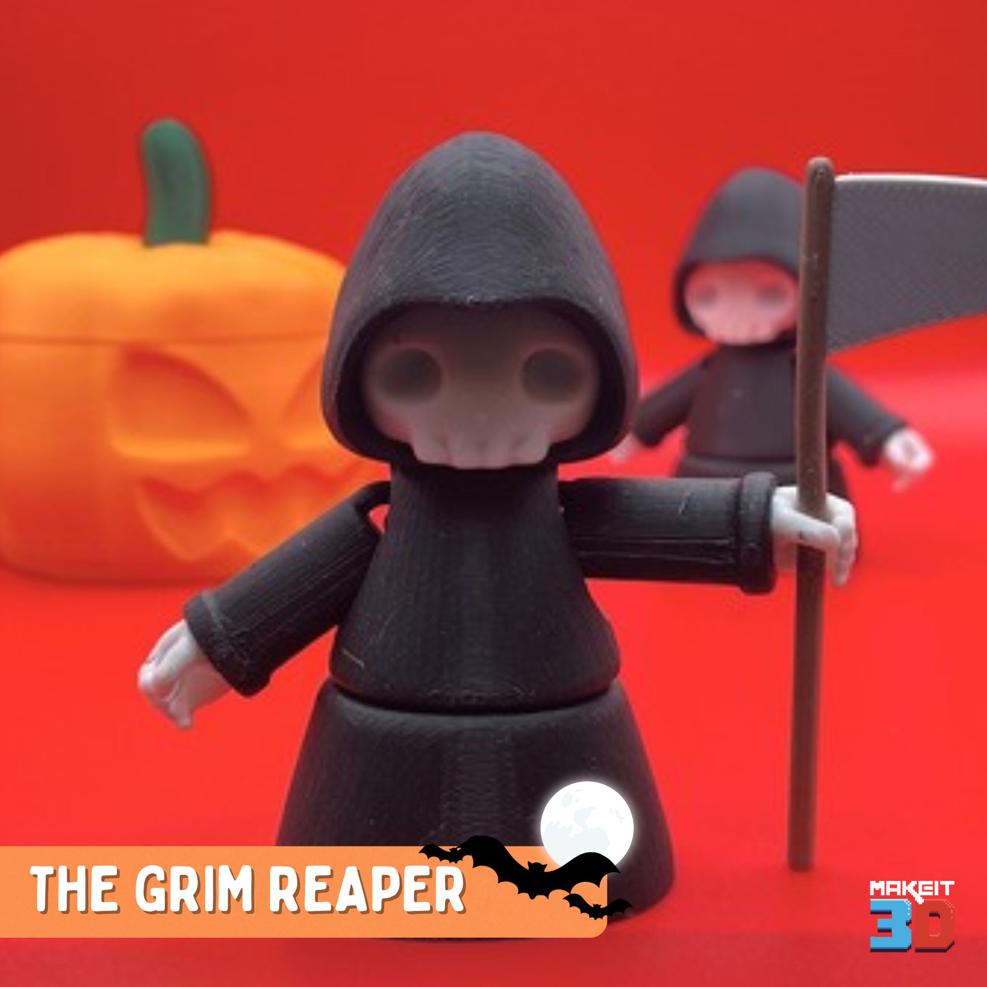 3D Printable Flexi Grim Reaper by Brandon Santana | Printables Store