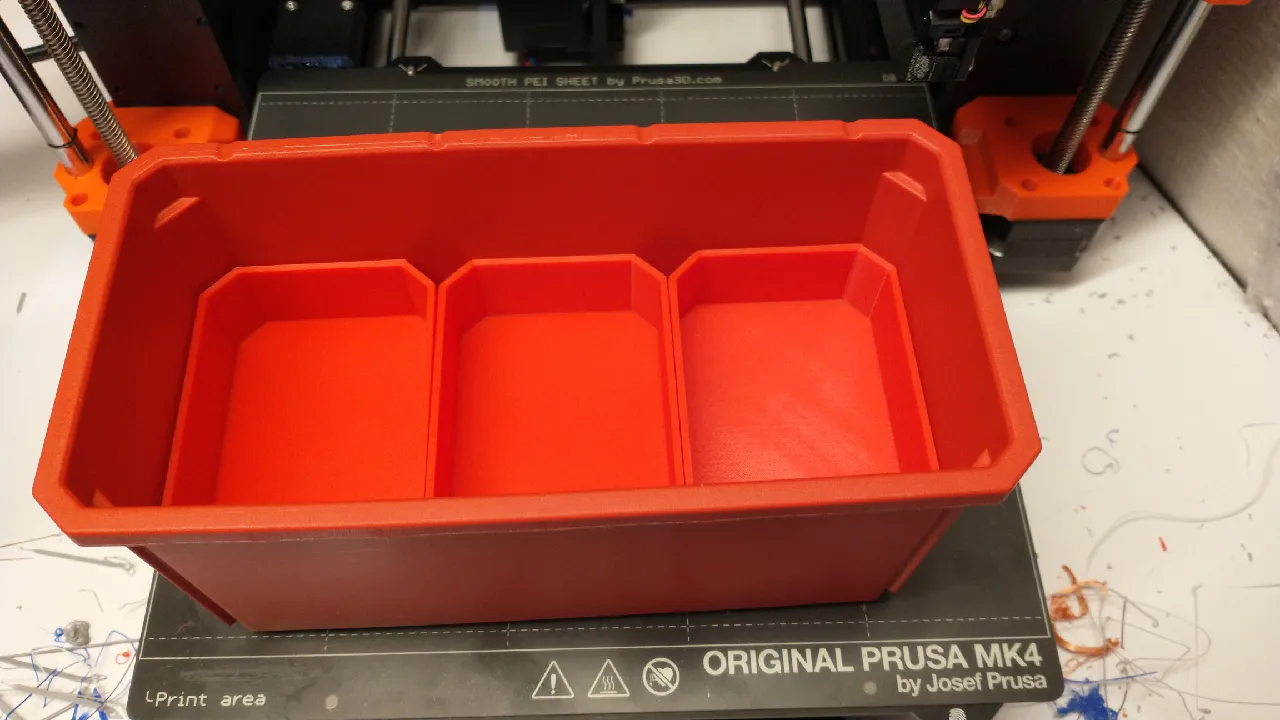 Milwaukee Packout 8 inch Container 1/3 size 1/3 height bin by Kloeless ...