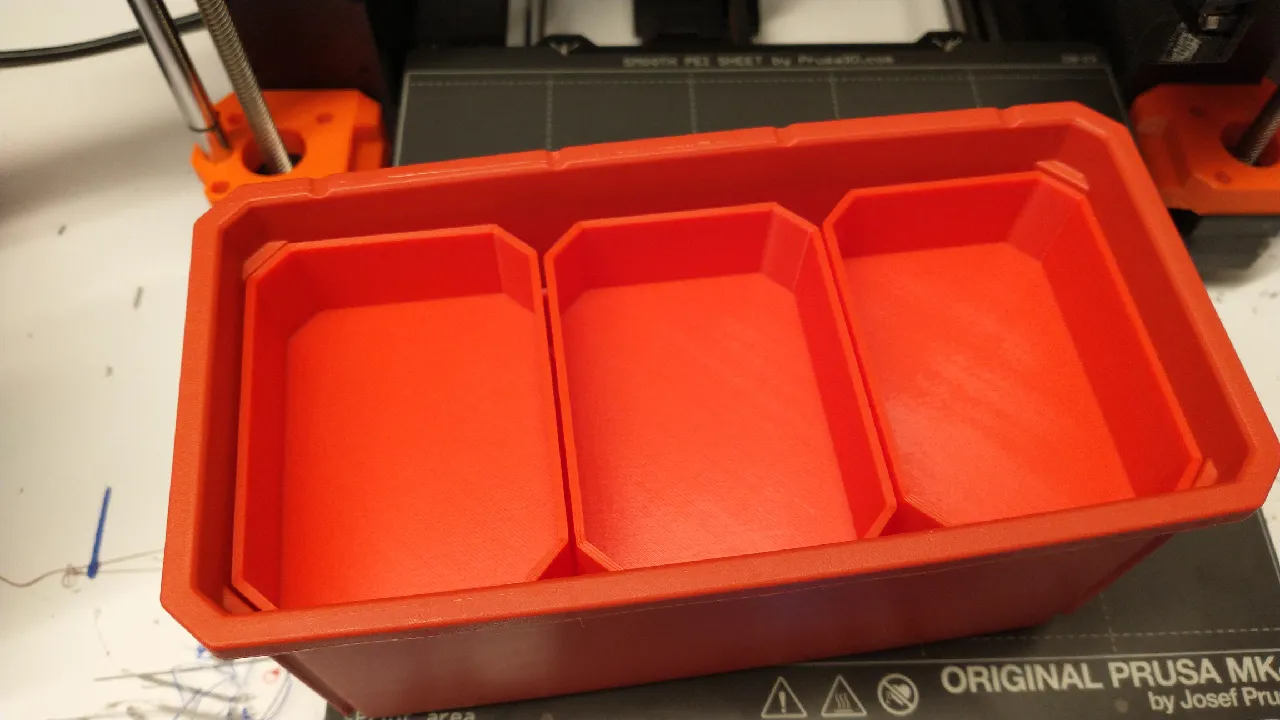 Milwaukee Packout 8 inch Container 1/3 size 1/3 height bin by Kloeless ...