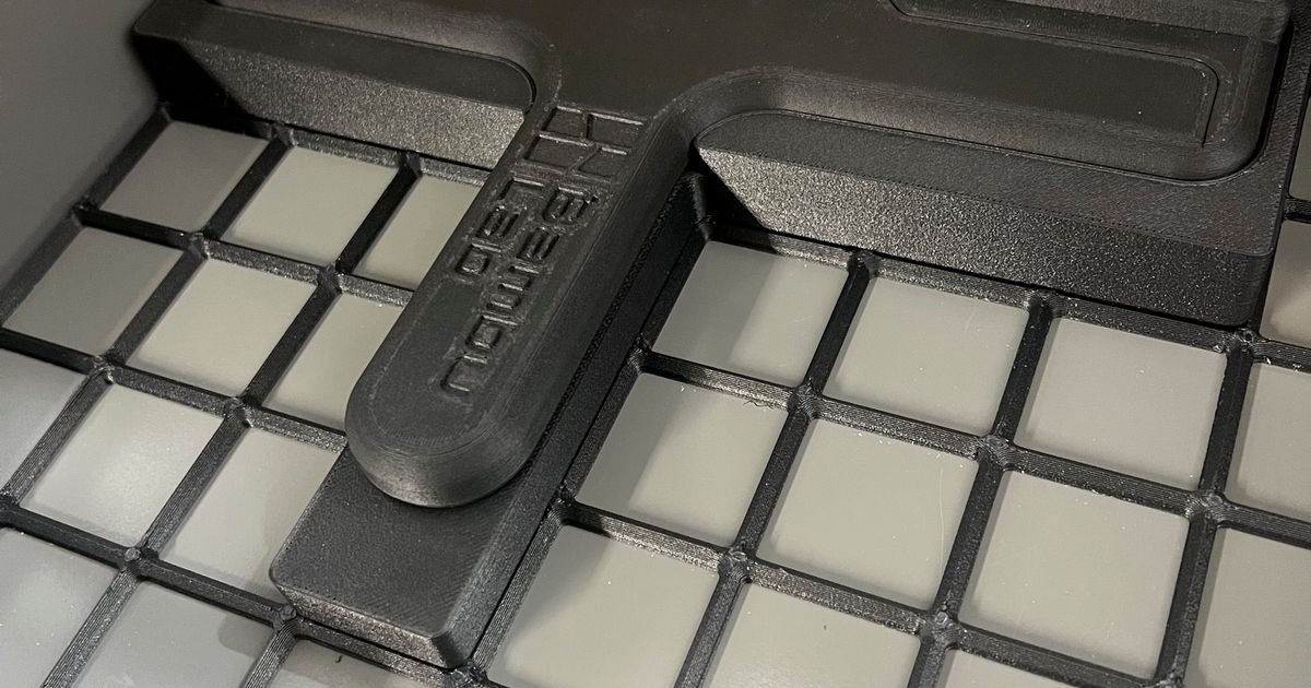 Gridfinity Bambu Film Sticking Fixture (Build Plate Tool) holder por ...