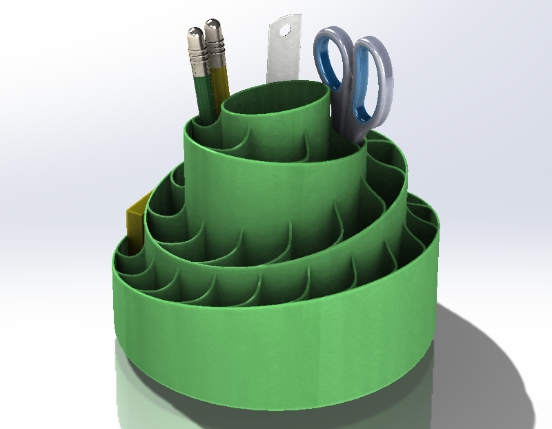 #0181 Nautilus 2 Rotating Caddy [2 Variants] by BuildX | Download free ...