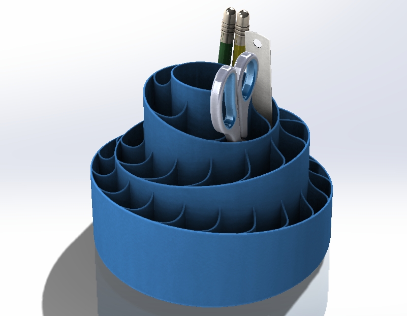 #0181 Nautilus 2 Rotating Caddy [2 Variants] by BuildX | Download free ...