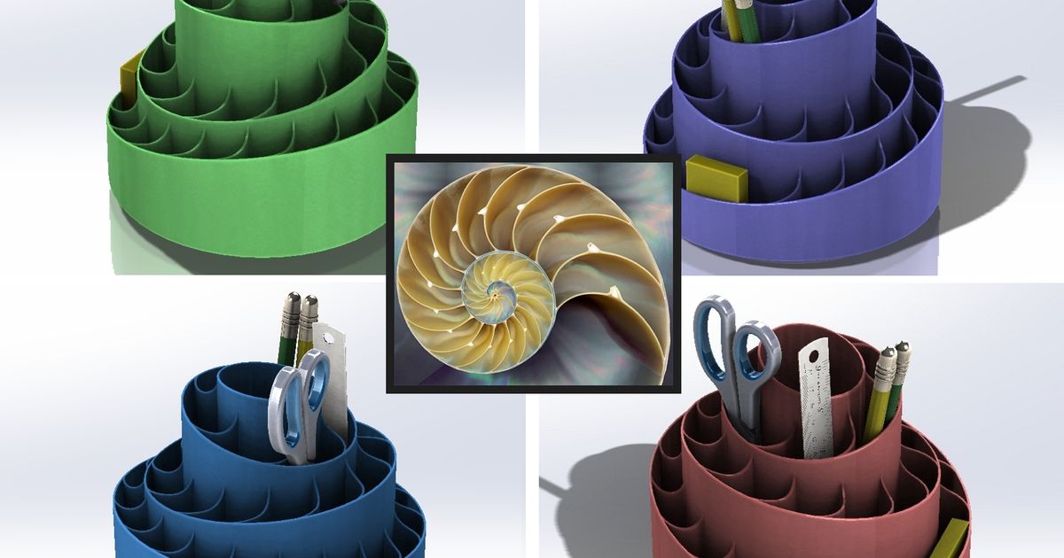 #0181 Nautilus 2 Rotating Caddy [2 Variants] by BuildX | Download free ...