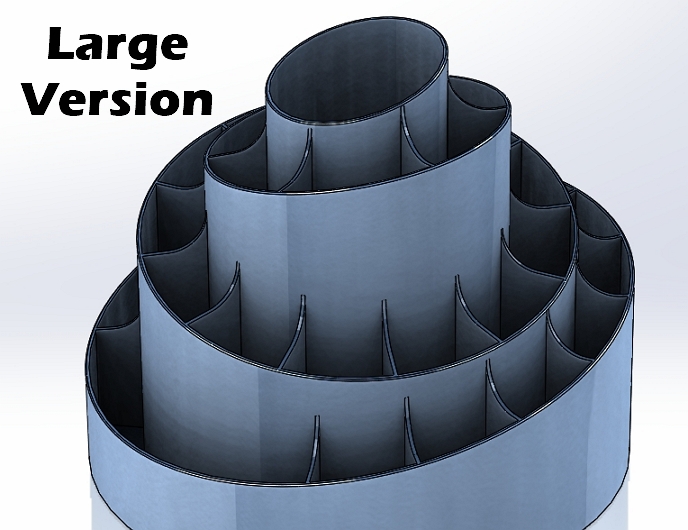 #0180 Nautilus 1 Rotating Caddy [2 Variants] by BuildX | Download free ...