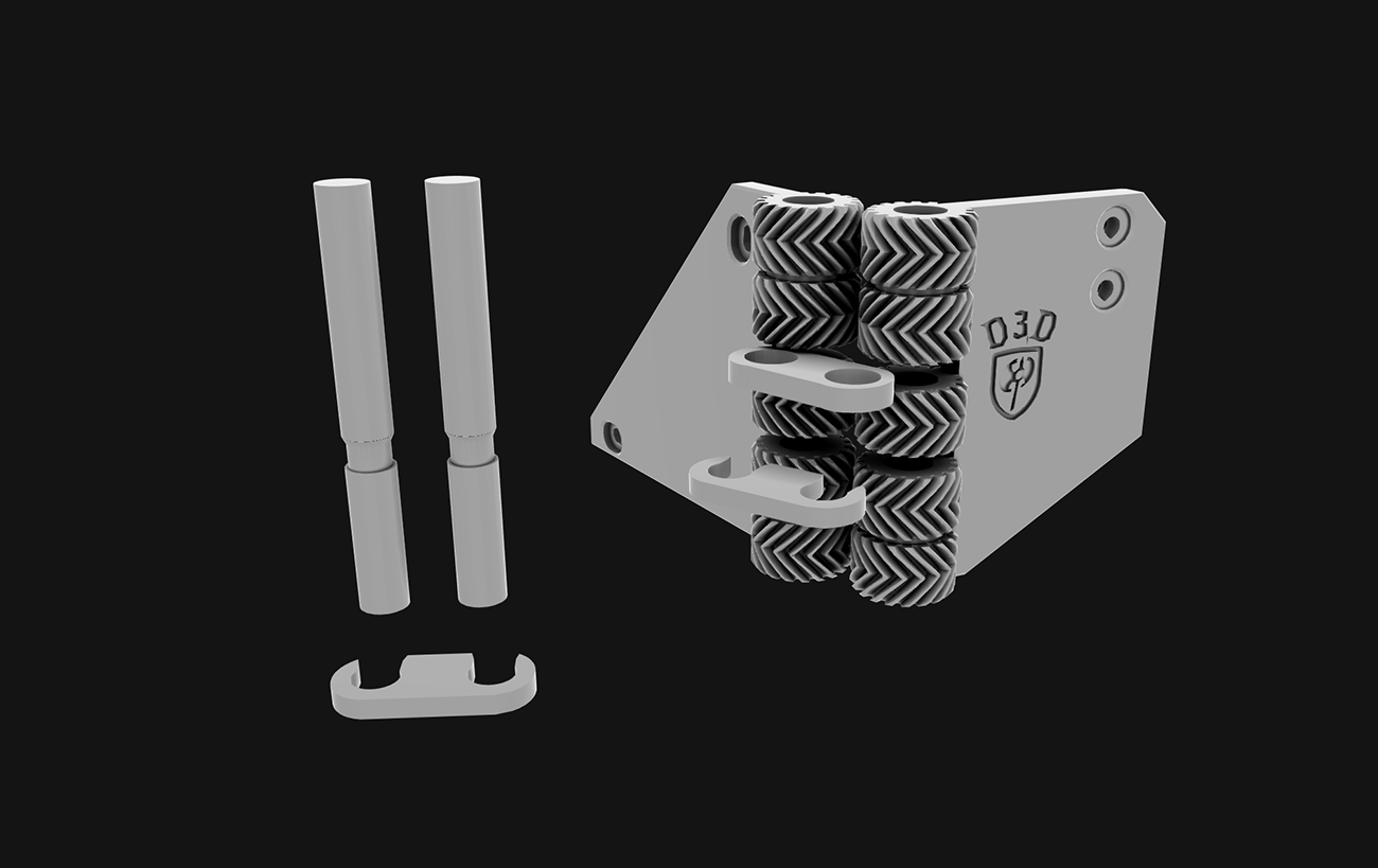 Upgraded pins option for the 270 Degree Geared Hinges. par Diablo ...