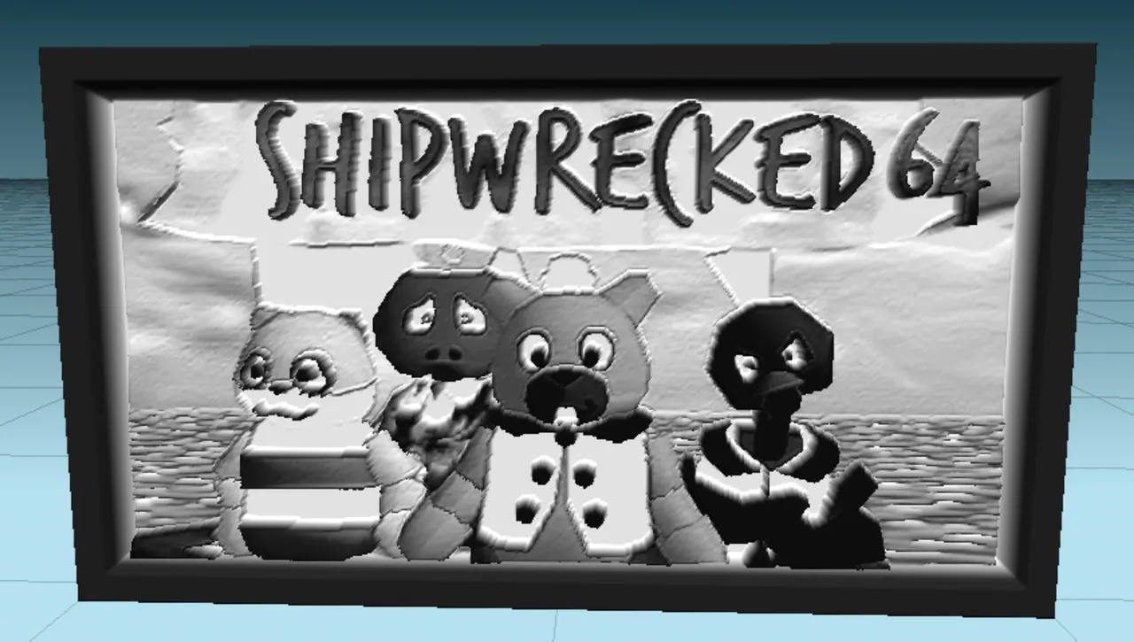 Shipwrecked64 Lithograph by Beardman | Download free STL model ...