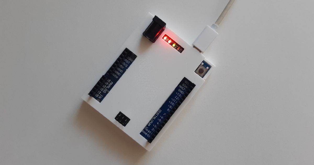 Arduino Leonardo case by victor_frncy | Download free STL model ...