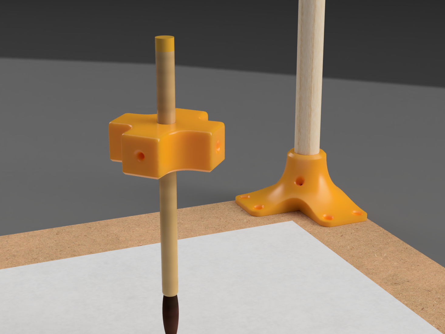 Cooperative Drawing Machine by Line Arc Line | Download free STL model ...