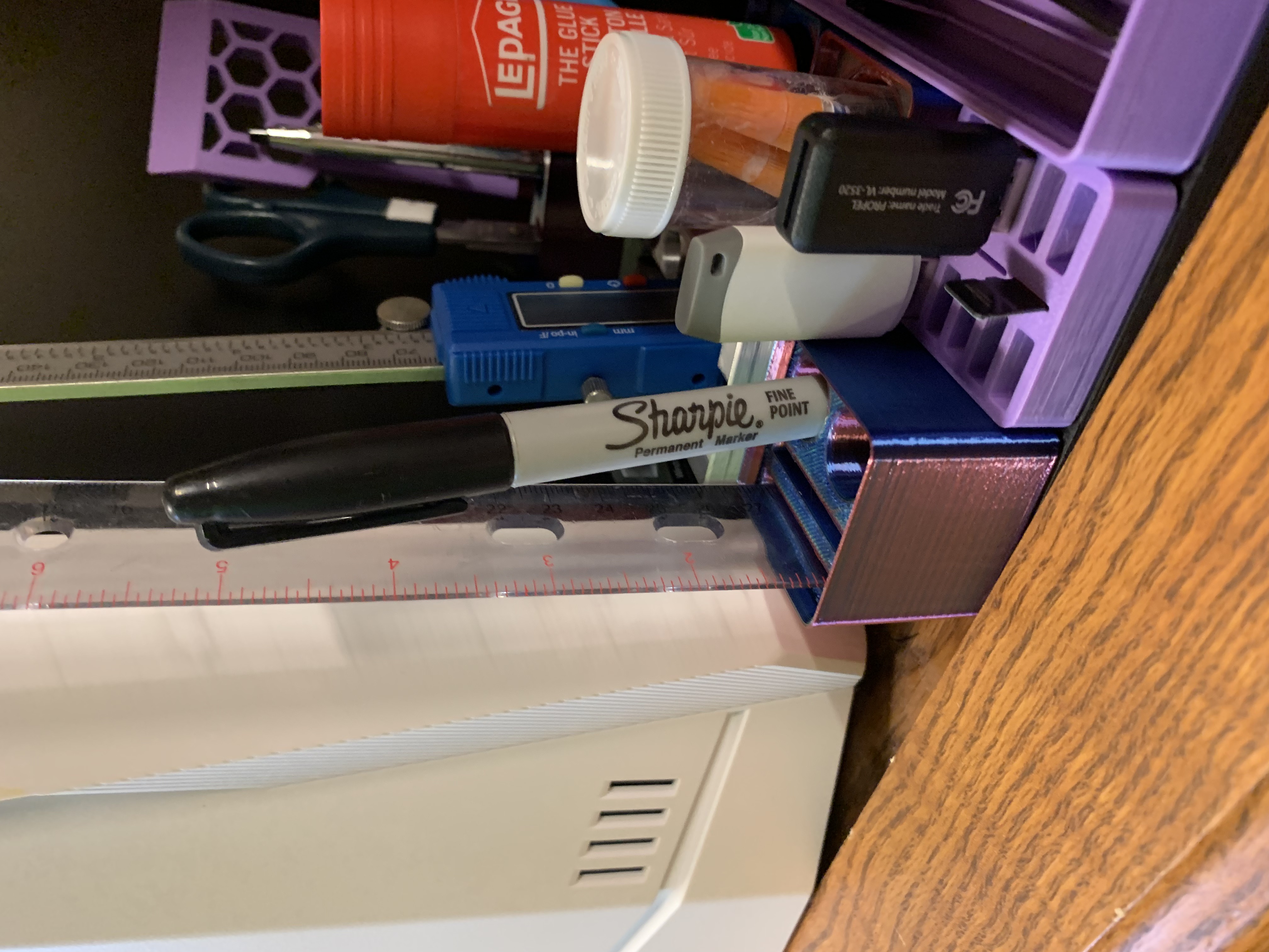 Gridfinity Ruler & Pen Holders por ModMonster | Descargar modelo STL ...