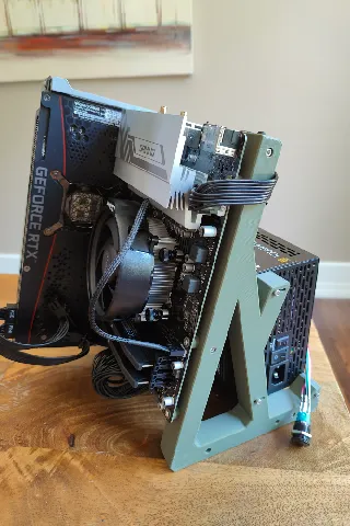 3D printable open frame PC case by Corsair | Download free STL model ...